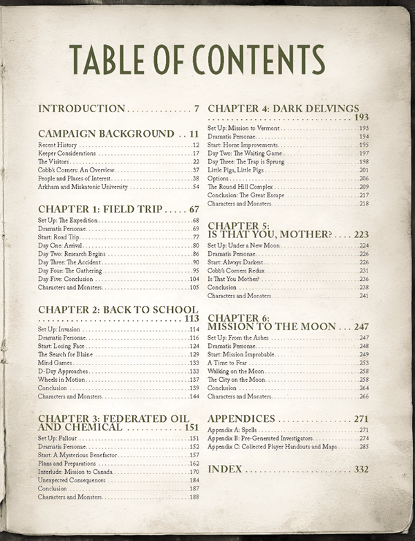 Chaosium Call of Cthulhu: A Time to Harvest Hardback Board Game - The ...