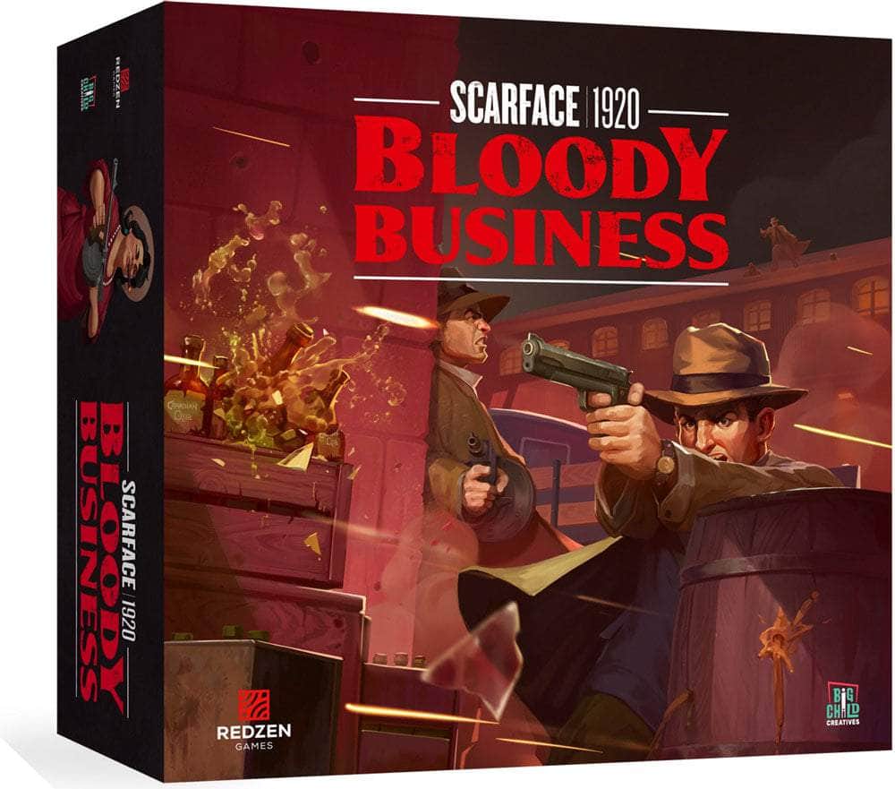 Scarface 1920: Legacy All-In Pledge Kickstarter Board Game - The Game ...