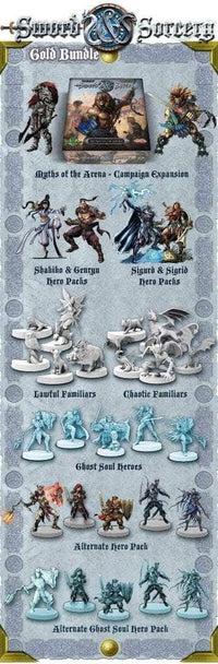 Sword & Sorcery: Ancient Chronicles Legendary Hero Pledge Kickstarter ...