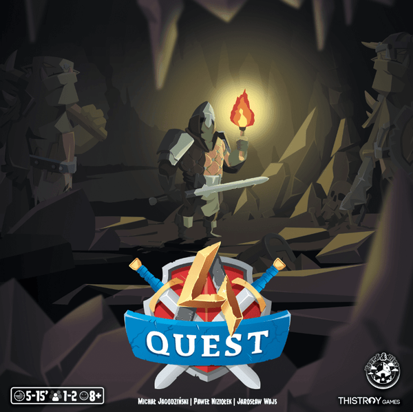 เกมกระดาน A4 Quest Kickstarter - The Game Steward