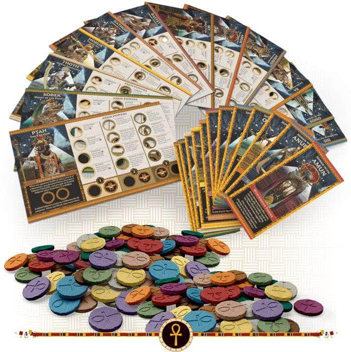 Ankh Gods of Egypt Pantheon Expansion Kickstarter Board Game Expansion ...