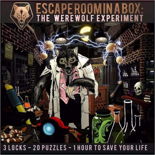 Escape Room In A Box The Werewolf Experiment Kickstarter Board Game ...