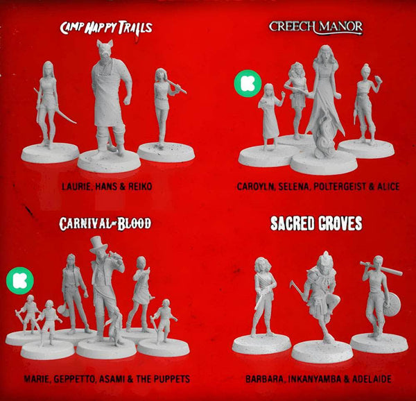 Final Girl: Series 1 Miniatures Set Kickstarter Board Game Accessory ...
