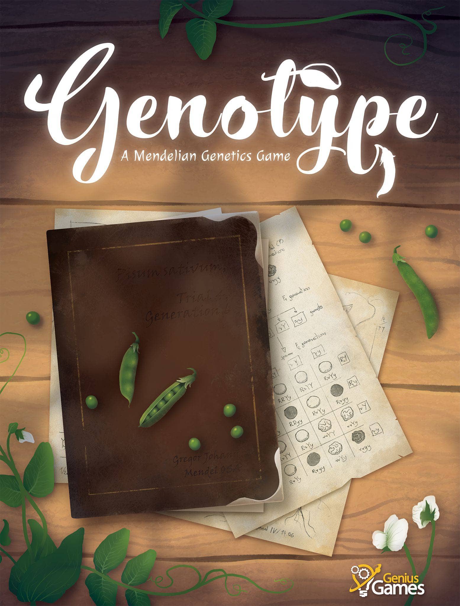 Genotype: เกมบอร์ด Kickstarter Genetics Genetics ของ Mendelian Genetics ...