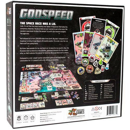 Pandasaurus Games Godspeed: Deluxe Edition Kickstarter Board Game - The ...