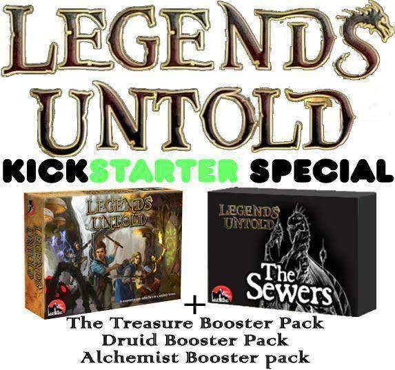 Legends Untold：Caves and Sewers Kickstarter Boardゲーム - The Game Steward
