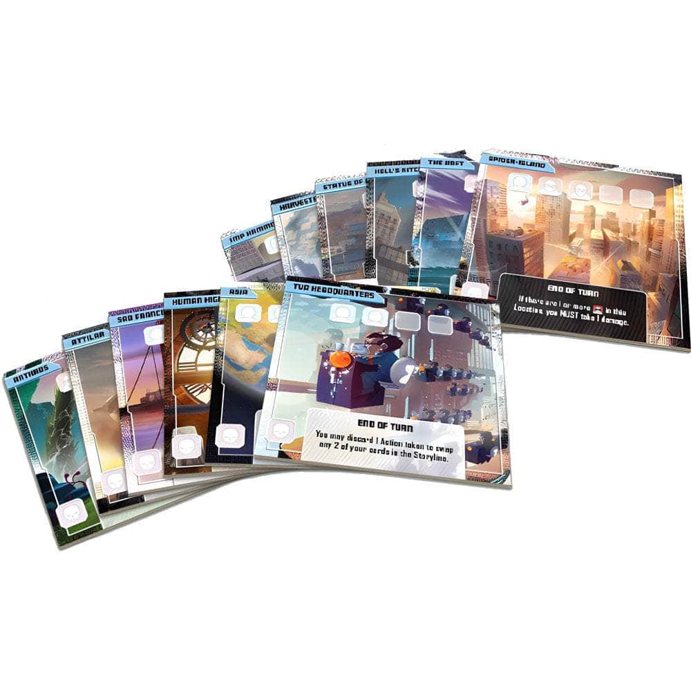 Marvel United: Multiverse Cardboard Locations Kickstarter Board Game ...