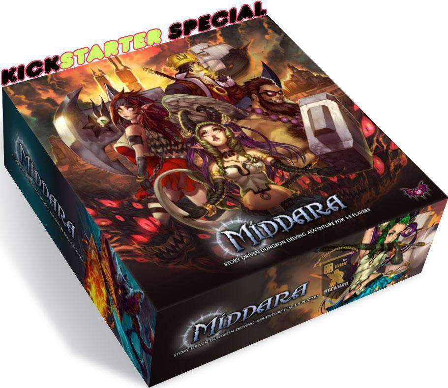 Middara Through The Portal With Swag Pledge Kickstarter Board Game ...