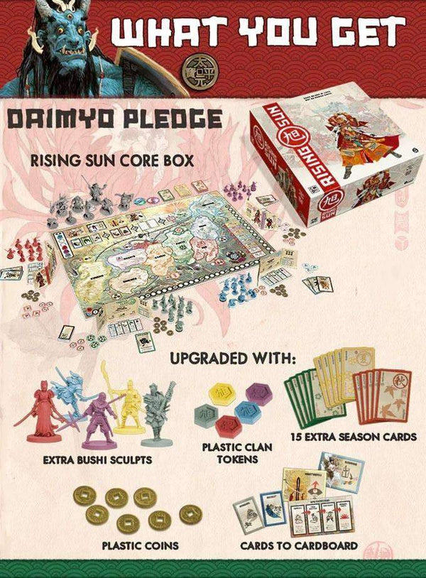 Rising Sun Kickstarter Board Game - The Game Steward