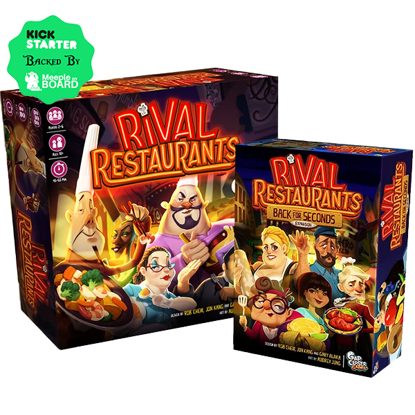 Rival Restaurants: Sporks Out+Acrylic Chefs Kickstarter Board Game by ...