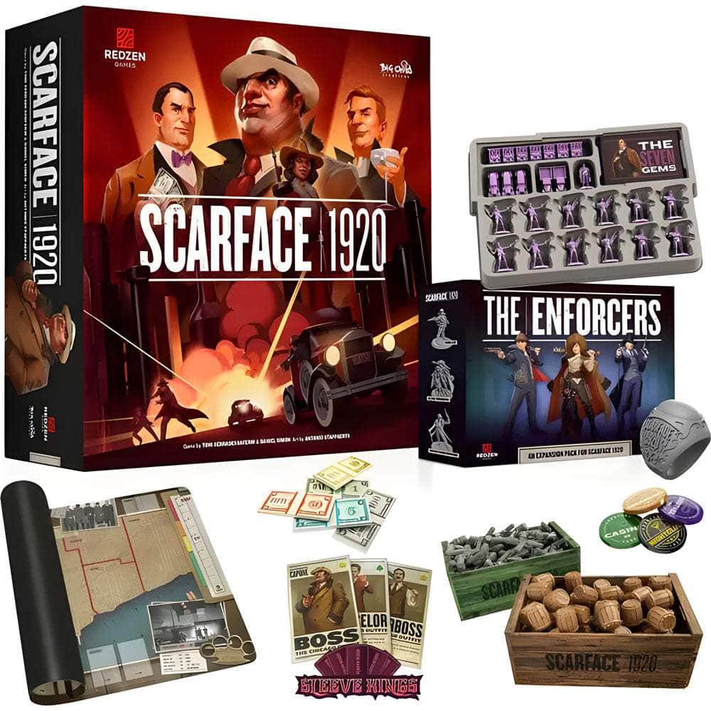 Scarface 1920: Legacy All-In Pledge Kickstarter Board Game - The Game ...